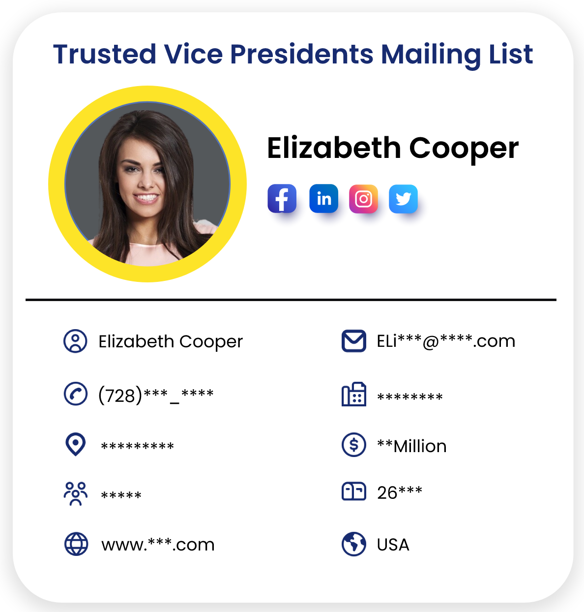 VP Email List | Vice Presidents Mailing List