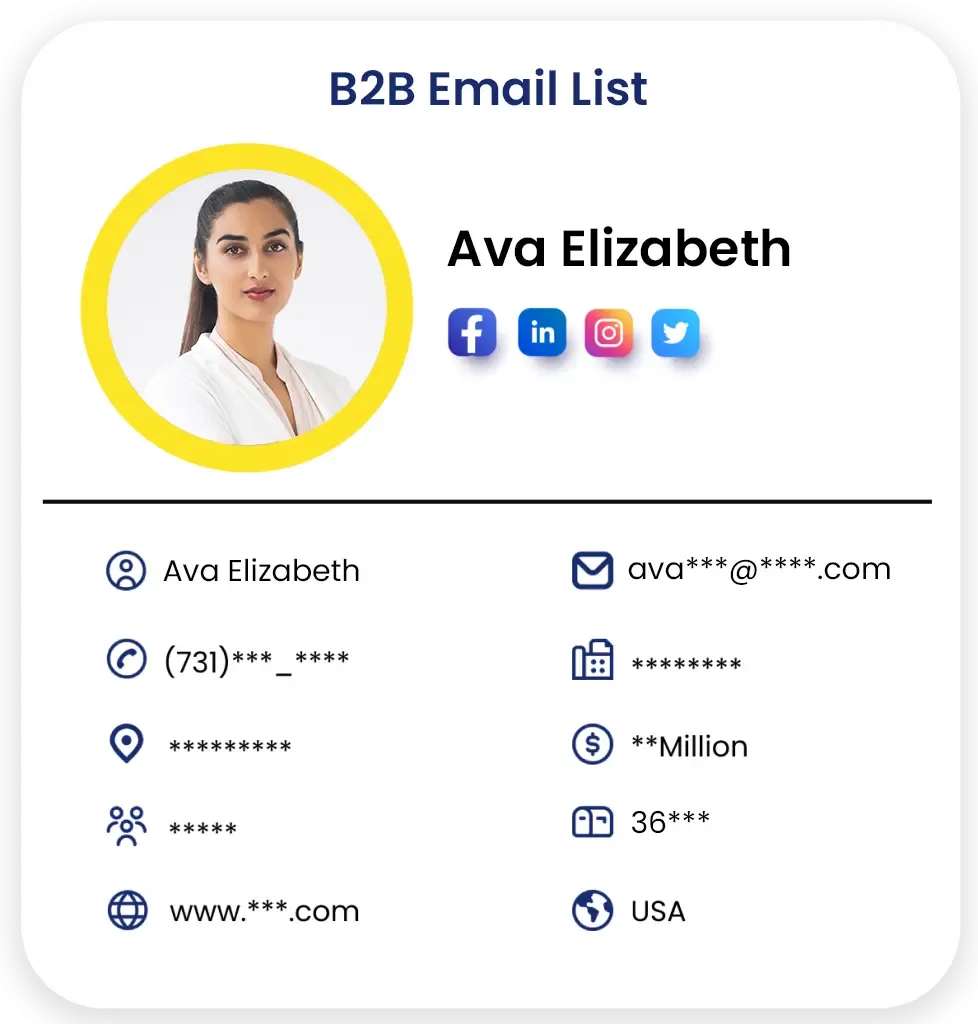 Buy B2B Email List | B2B Mailing List | B2B Mailing Database | B2B ...