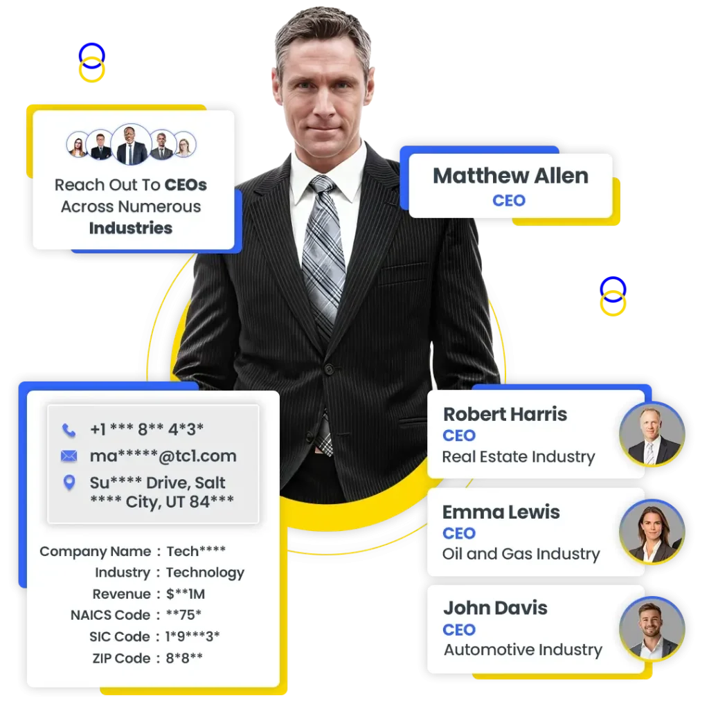 CEO Email List | 1.5M+ CEO Emails